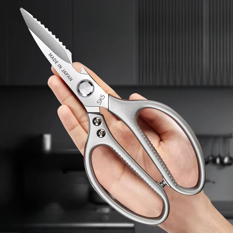 1Pc，Stainless Steel Kitchen Scissors, Heavy-Duty Poultry Scissors ...