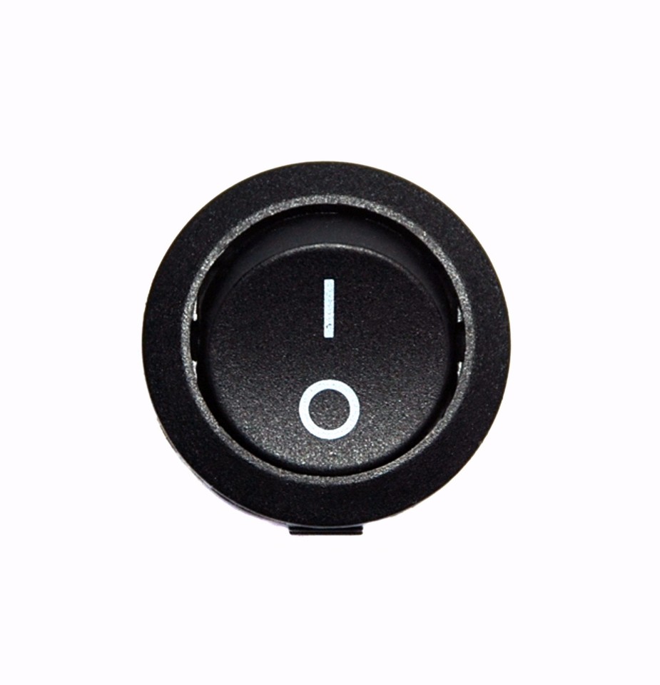 50pc On-Off Round LIGHT Rocker Switch RL3-4(R) 4P DPST No Lamp 10A 125V ...