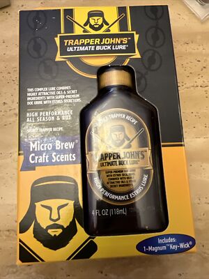 NEW! Wildlife Research Trapper John's Ultimate Buck ESTRUS Lure Oil | eBay