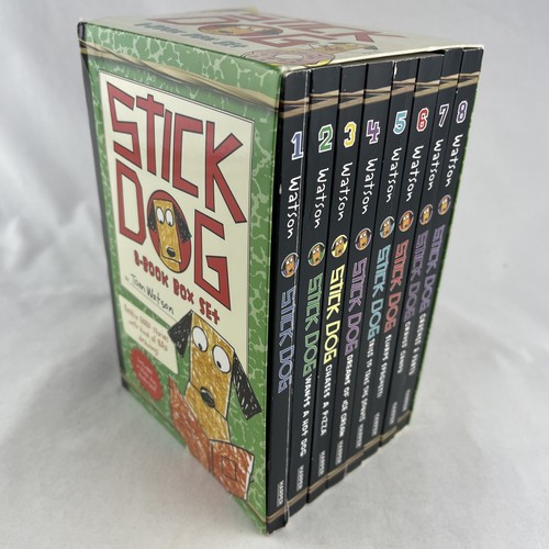 Stick Dog 8 Book Box Set Paperback Series by Tom Watson Books 1-8 ...