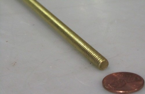 Threaded Brass Rods, RH, 1/4"-28 x 2 Foot Length | eBay
