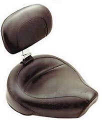 Mustang Wide Vintage Solo Seat w/Driver Backrest (79487) | eBay