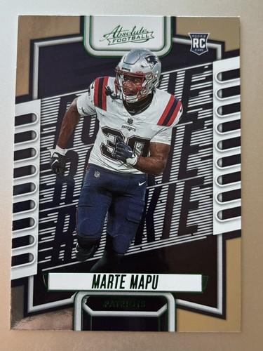 Marte Mapu 2023 Panini Absolute Football Rookie RC #181 New England ...