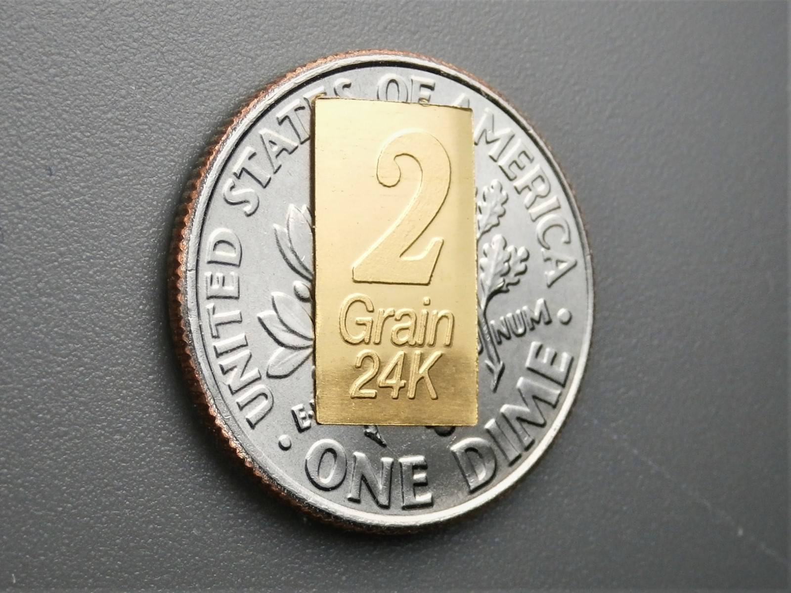 New 1/8 Gram Gold Bar 24K 999.9 Fine Gold Bullion Bar in sealed cert ...