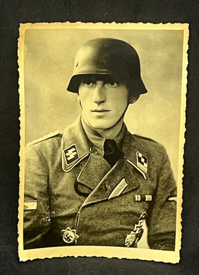 Photo German Officers WWII in Stahlhelm helmet (SEE DESCRIPTION) | eBay