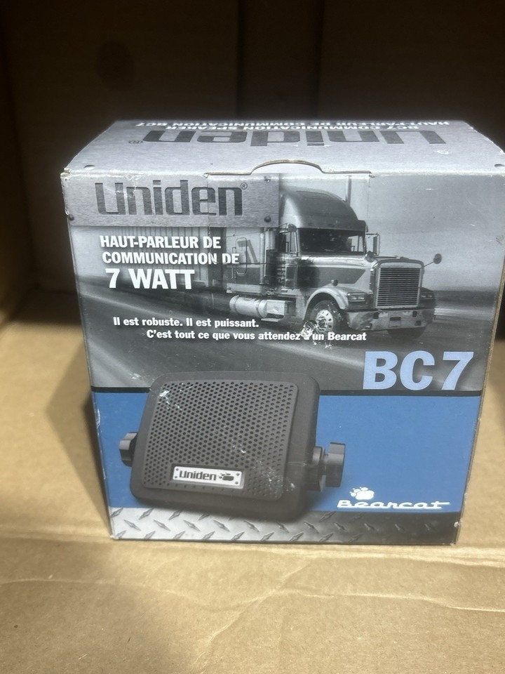 Uniden BC7 Bearcat External CB Radio/Scanner Speaker New | eBay