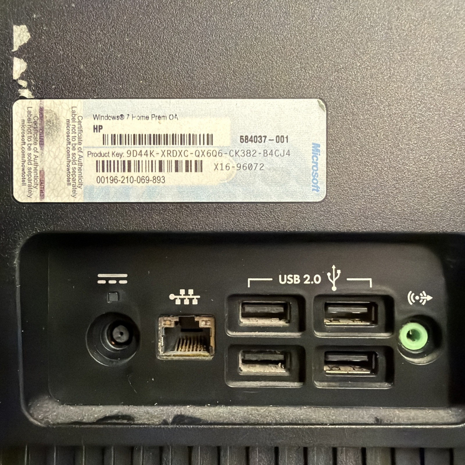 HP Omni 120 Aio PC Model 120-1050 6GB Ram 500GB HD | eBay