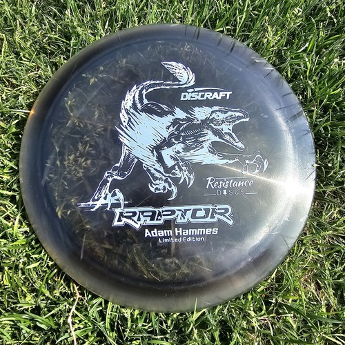 RARE Discraft CryZtal Raptor Adam Hammes Limited Edition Midnight 175.4 ...