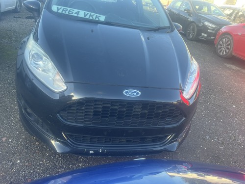 FORD FIESTA MK7.5 ZETEC COMPLETE FRONT END PANTHER BLACK BUMPER ...