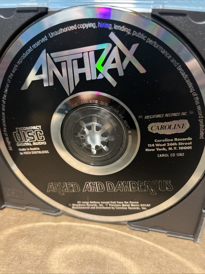 Anthrax Cd Lot 6xCDS Persistence Among The Living SH333 | eBay