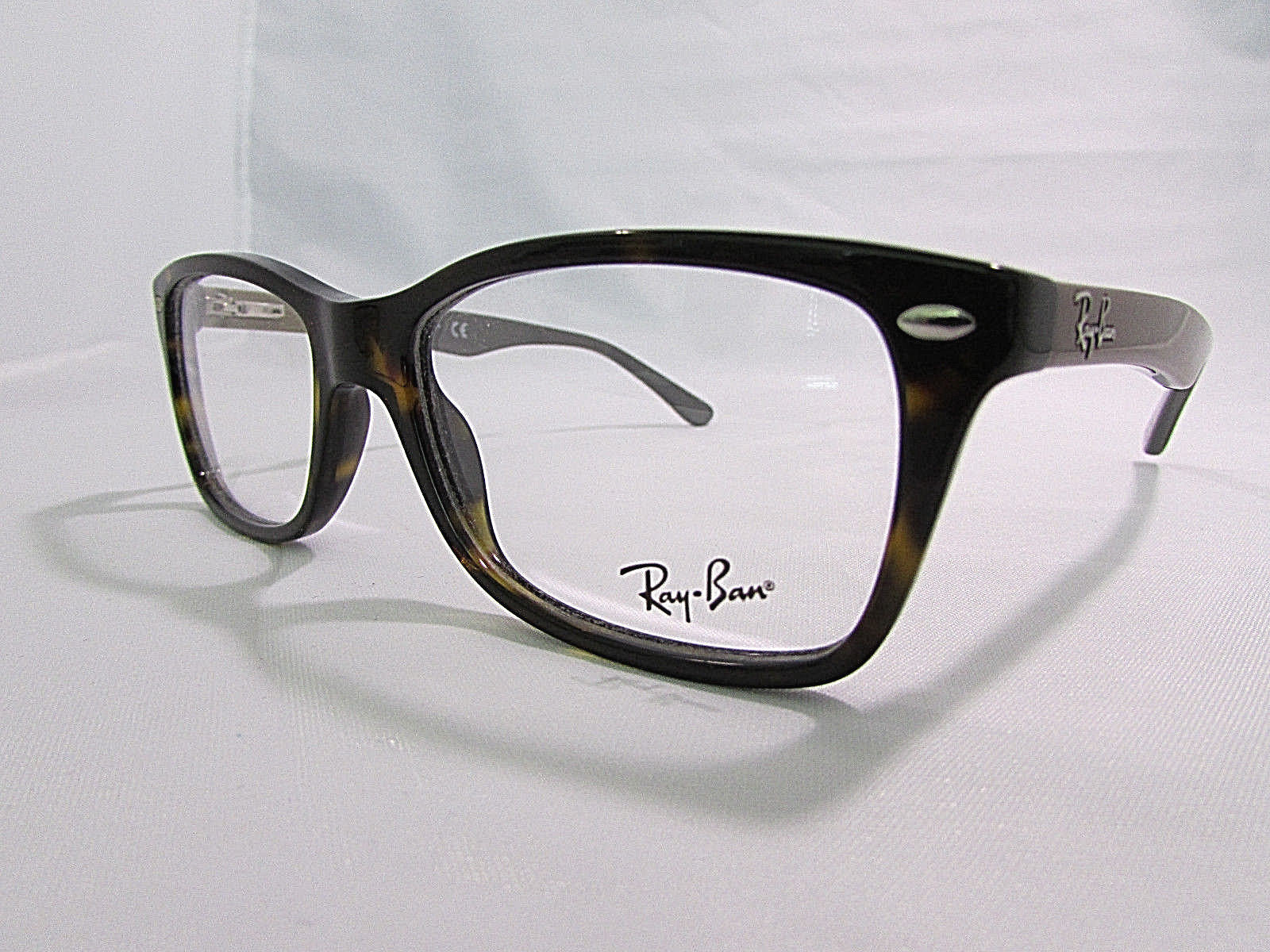 Ray Ban RB5228 RB 5228 5545 Havana Tortoise Eyeglasses Rx-Able Frame 53 ...