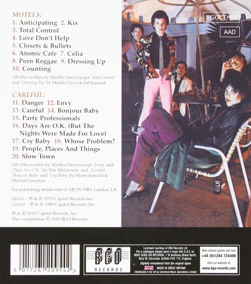 THE MOTELS - MOTELS/CAREFUL CD NEW! 5017261209542| eBay