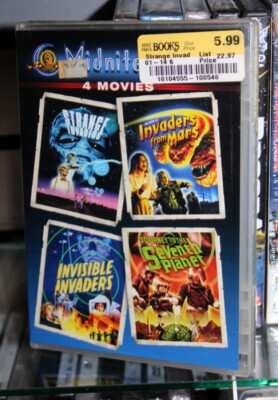 MIDNIGHT MOVIES STRANGE INVADERS/INVADERS FROM MARS/INVISIBLE IN(DVD ...