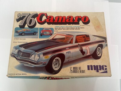 RARE VINTAGE MPC 76 Camaro Model Kit “READ” | eBay