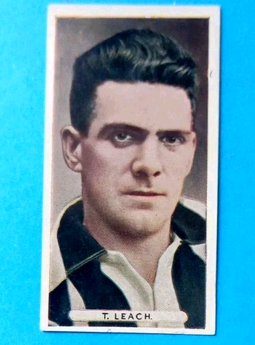 TONY LEACH NEWCASTLE UNITED AND ENGLAND ARDATH FAMOUS FOOTBALLERS 1934 ...