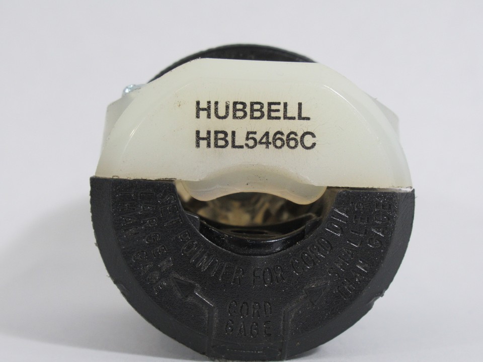 Hubbell HBL5466C Straight Male Plug 20A 250V 3W 2P USED 783585174709| eBay