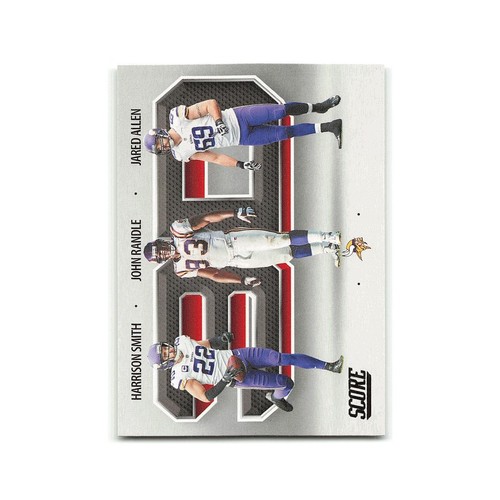 Harrison Smith John Randle Jared Allen 2021 Score 3D #3D13 Minnesota ...