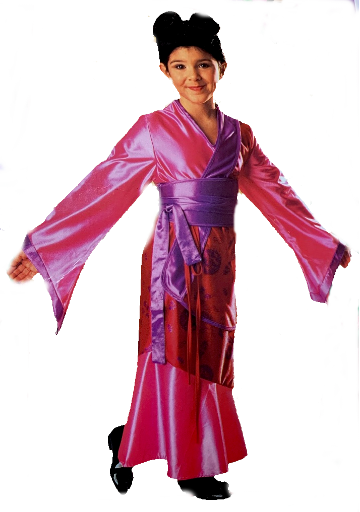 Mulan Child Girls Costume Size Medium or Large Halloween Robe Dress-Up ...