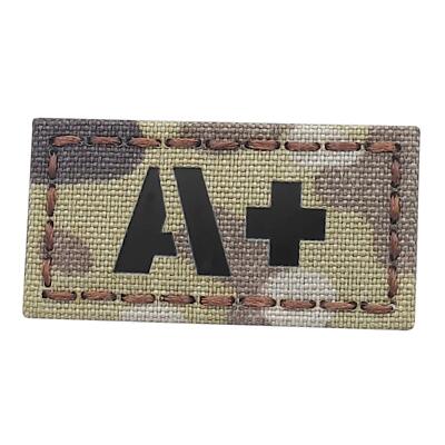 IR APOS a+ 1x2 multicam OCP first aid kit blood type IFAK patch | eBay