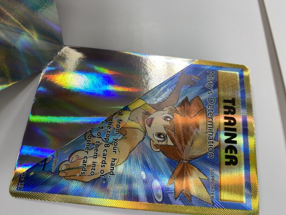 Remarkable Pokemon ERROR Misprint Card RARE One of a Kind Amazing Misty ...