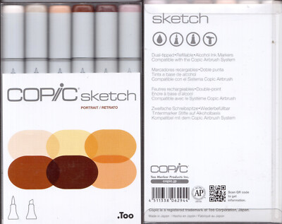 Copic Sketch PORTRAIT Markers NEW Made in Japan | eBay Australia