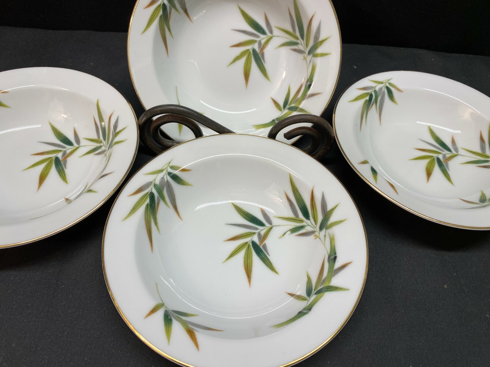 Noritake Orient 5054 - Saucer Bamboo Plate Vintage Gold Trim for sale ...