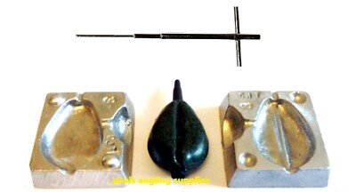 DROP OFF LEAD INLINE SAFETY GROOVED Weight Lead Mould Mold 2.5 ,3 ,3.5 ...