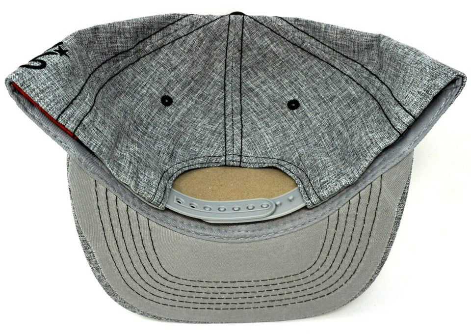 CALIFORNIA REPUBLIC Snapback Cap Hat CA CALI Bear Flag OSFM Gray NWT | eBay