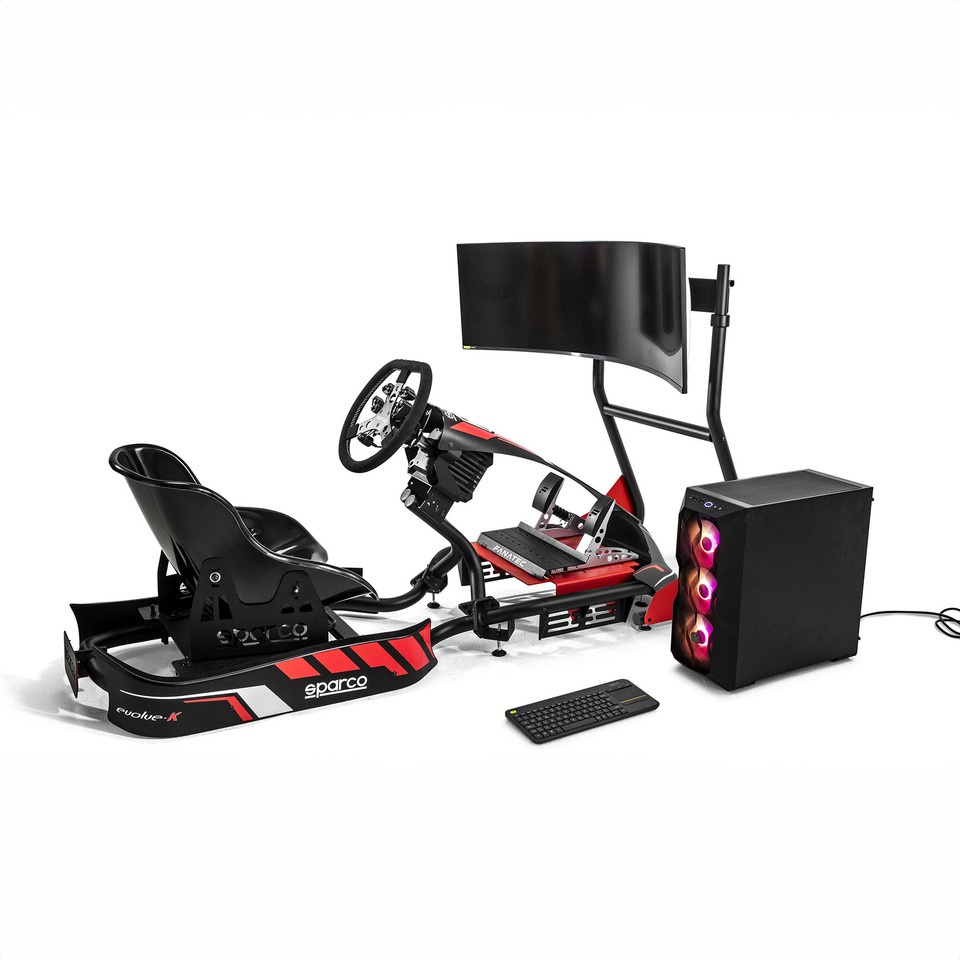 Sparco Gaming EVOLVE KART PRO RIG II Karting Race Sim Simulator Package ...