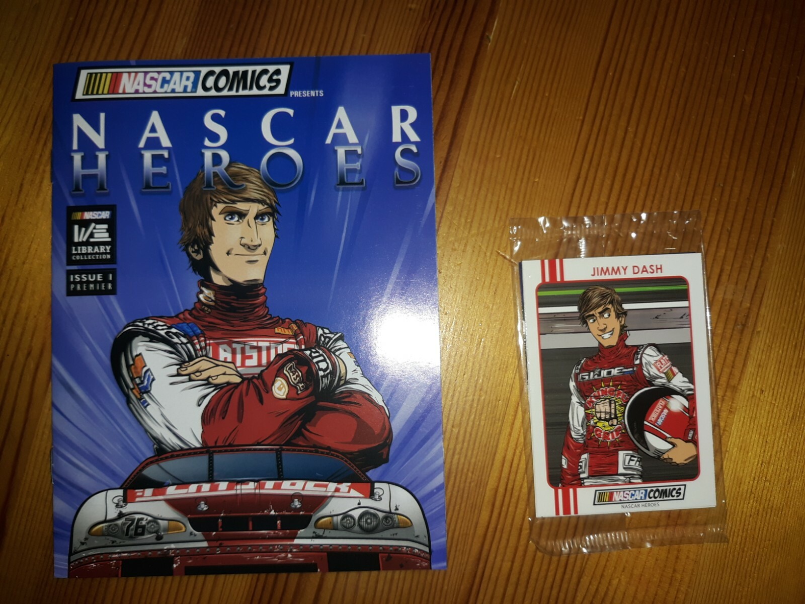 UNOPENED Jimmy dash Nascar Comics Nascar Heroes Starbridge Media Card ...