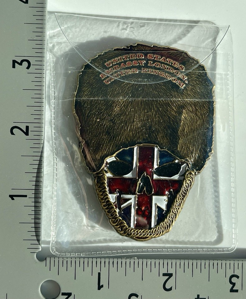 United Kingdom Marine Security Guard Coin - FBI DEA ATF HSI MSG USSS ...