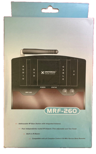URC MRF-260, Addressable RF Base-4 IR Outputs, Builtin Blaster 418MHz ...