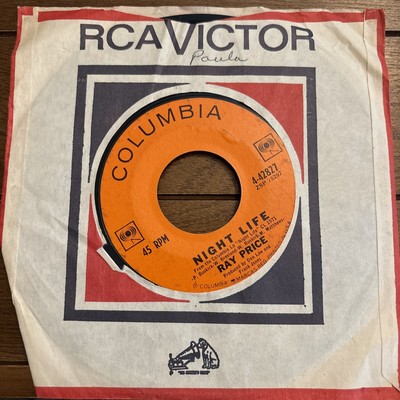 Ray Price Make The World Go Away / Night Life 45 RPM 7" | eBay