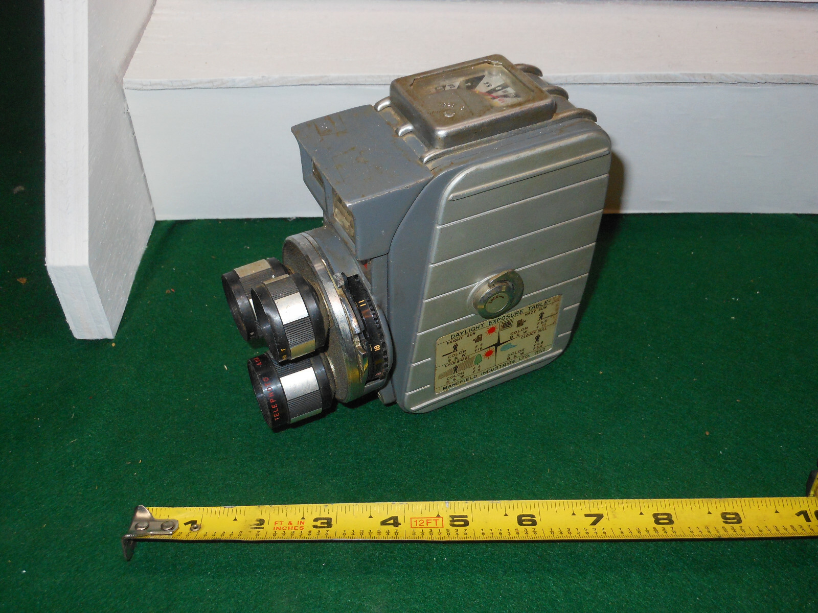 Mansfield Holiday II 8mm Movie Film Camera with 3 lenses | eBay