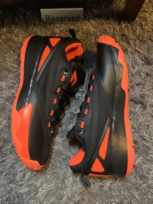 adidas Dame Certified 2 Low Lillard Black Red Mens 13 Basketball Shoes ...