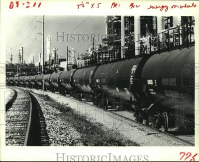 1981 Press Photo GHR Energy Corporation's new rail tankers, Good Hope ...