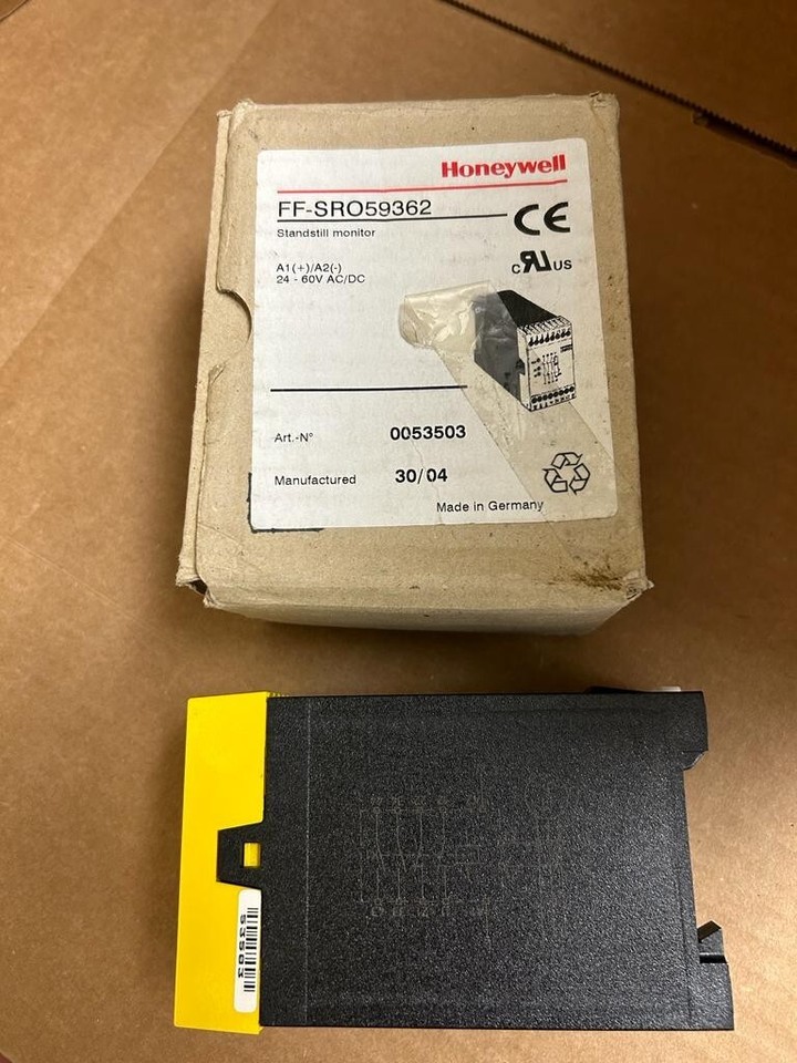 FF-SRO59362 Honeywell Standstill Monitor Safety Relay 24-60 VAC/DC | eBay