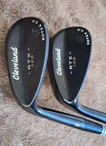 Golf Club Lefty Set CLEVELAND RTX 588 ROTEX 2.0 black Wedge #50 #60 ...