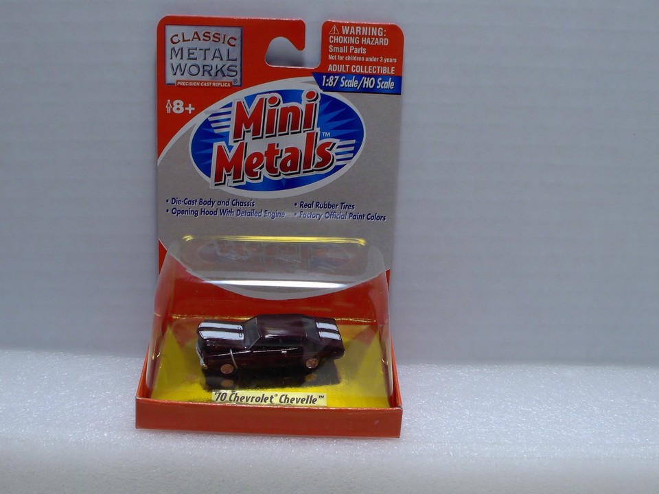 Mini Metals '70 Chevrolet Chevelle HO Scale 1:87 Diorama Car | eBay