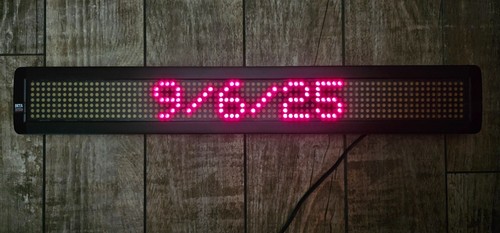 Adaptive Micro Systems Beta Brite Digital Scrolling LED Sign Fast ...