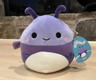 Squishmallows Axel the Purple Beetle 7" Plush Stuffed Animal Toy | eBay