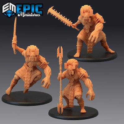 Giant Temple Guard Set | Epic Miniatures | RPG D&D Pathfinder Wargaming ...