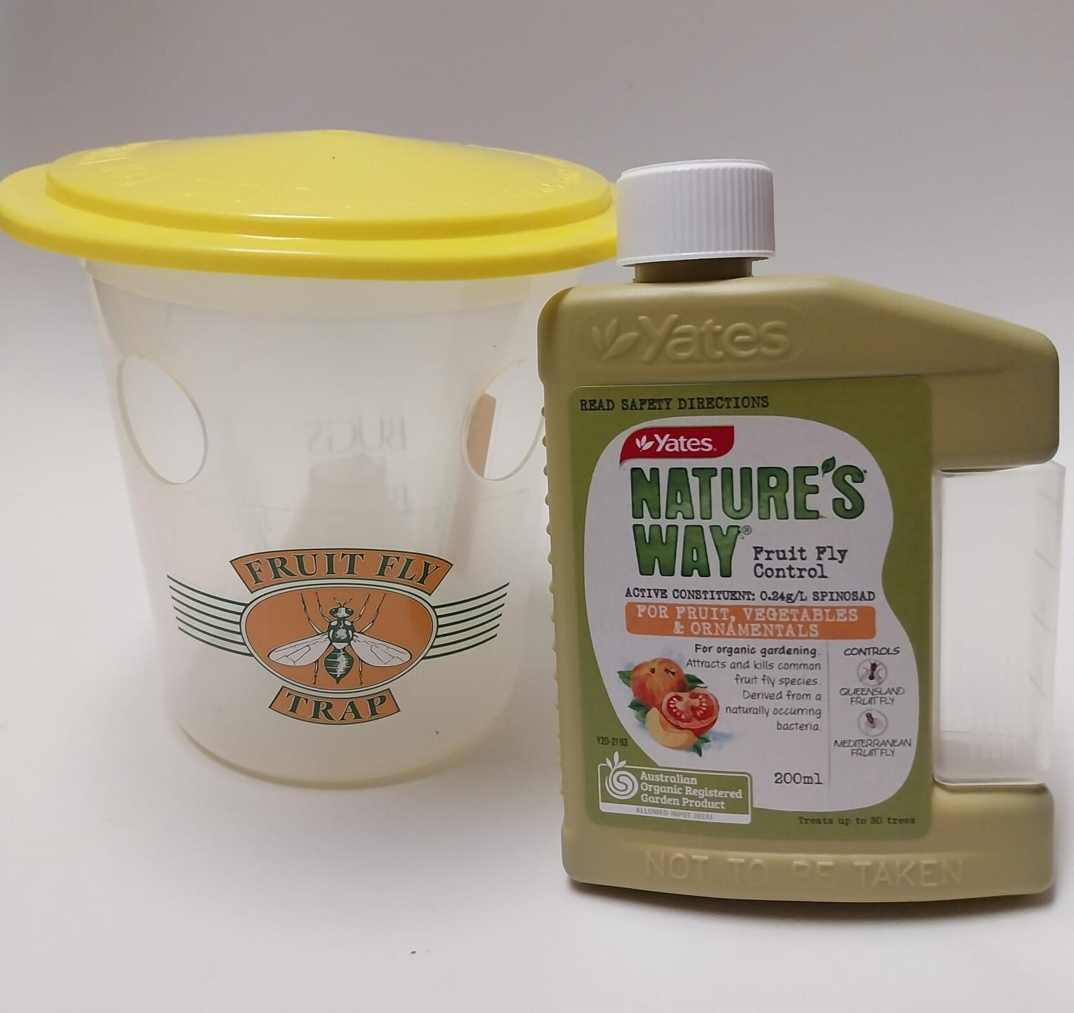 Nature’s Way Fruit Fly Control Concentrate 200ml with Trap - Certified ...