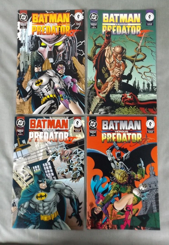 DC Comics Dark Horse Batman Vs Predator 1 Thru 4 Set NM | eBay