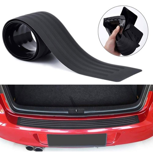 90cm Rubber Car Rear Bumper Plate Sill Scuff Cover Protector ...