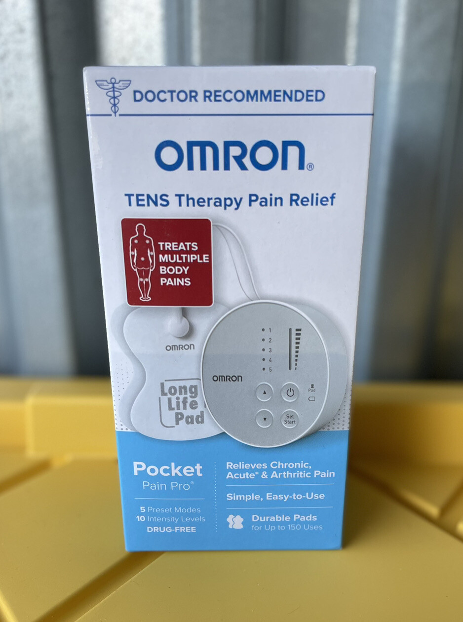 OMRON TENS Therapy Pain Relief Unit Muscle Stimulator Pocket Pain Pro ...
