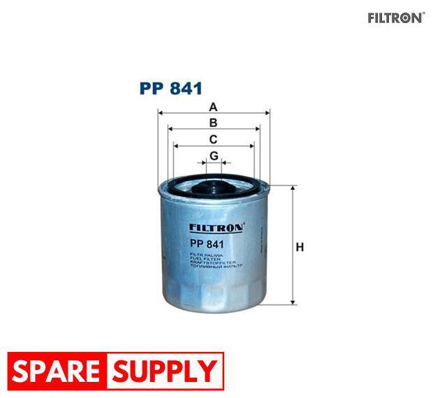 FUEL FILTER FOR AEBI DAEWOO, GM KOREA MERCEDES-BENZ FILTRON PP 841 | eBay