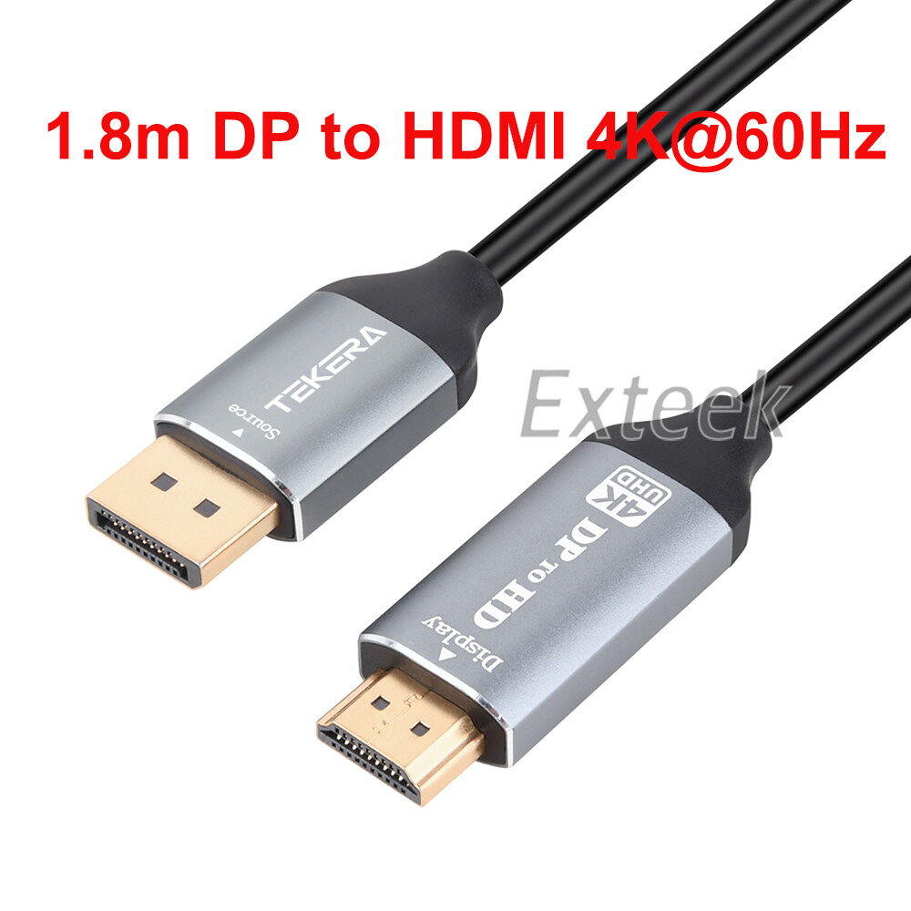 4K@60Hz 4K@30Hz 1080P DisplayPort Display Port DP Male to HDMI Male ...