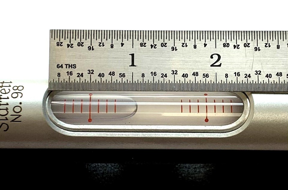 12" PRECISION MACHINIST LEVEL - STARRETT #98-12 EDP #50443 - NEW ...