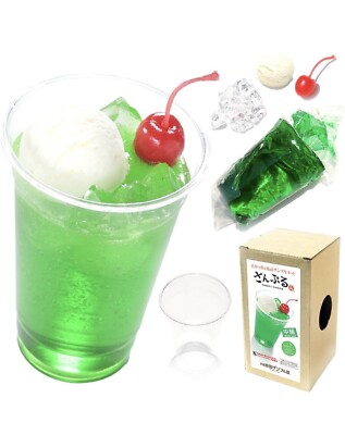 Self-made food sample kit Sanpurun Drink vol.1 Melon Float japan | eBay